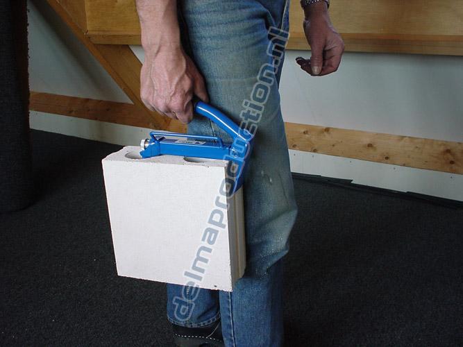 Blokklem pen-mes 160-300 mm - Steenklemmen (uni-klem) - Delma Production